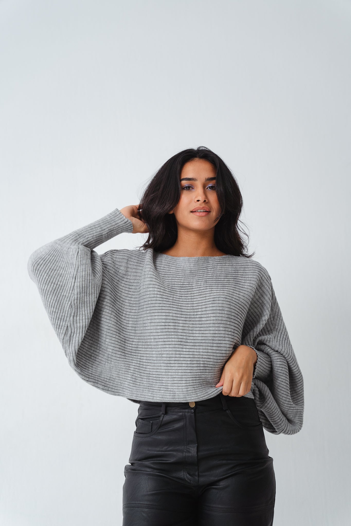 Grey Flutterfly pullover – Elan