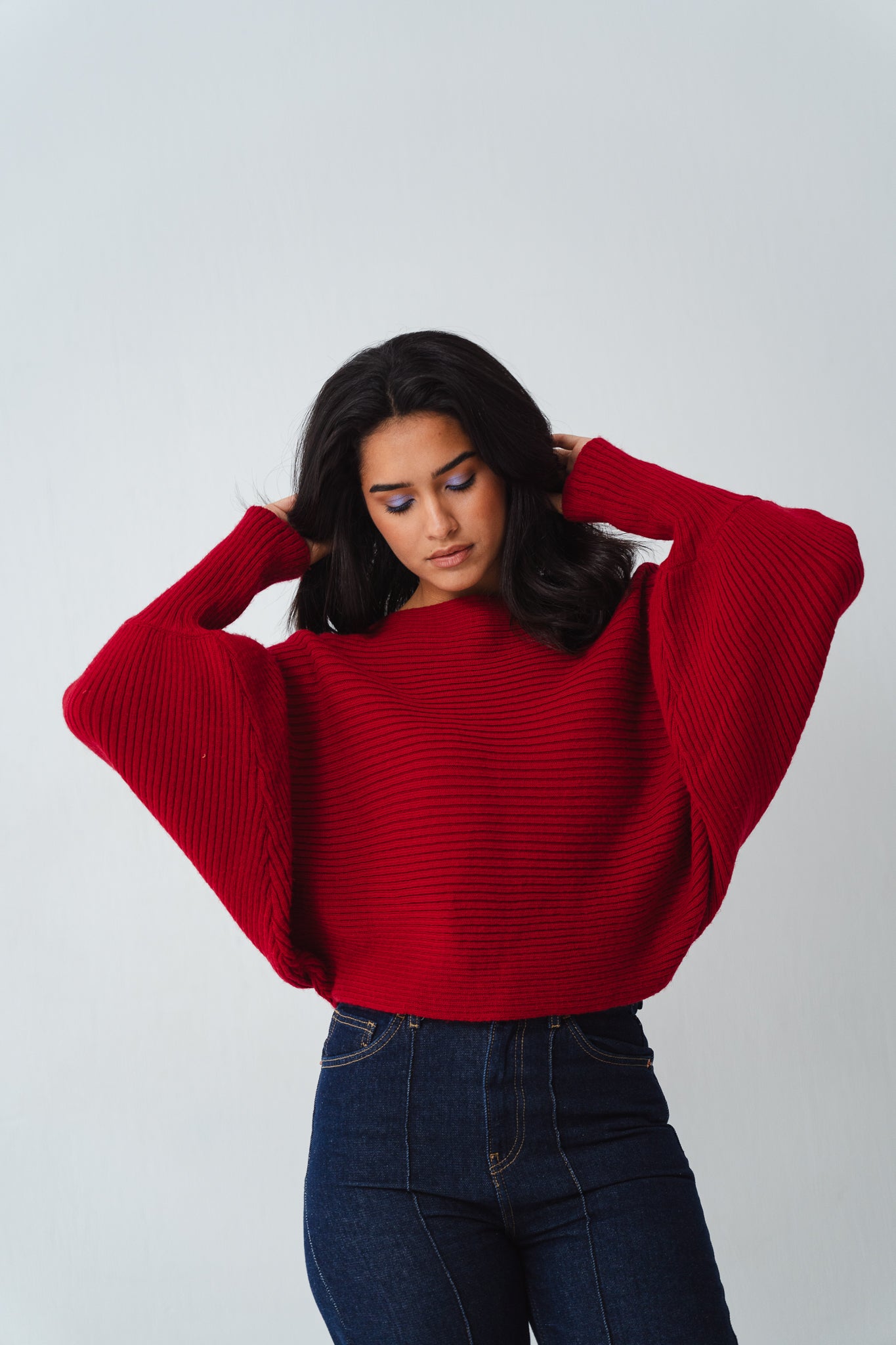 Red Flutterfly pullover – Elan